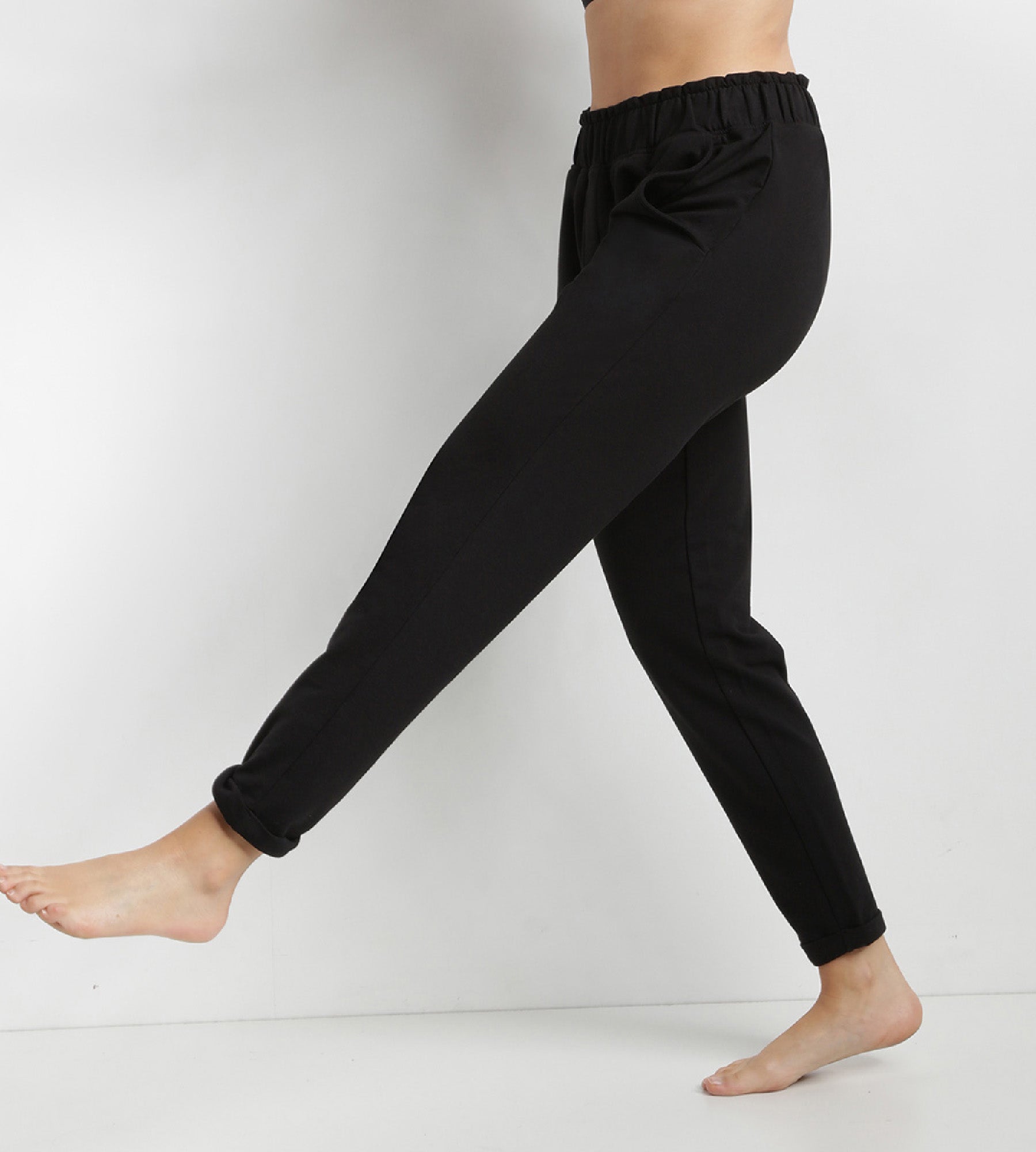 Jogger noir Femme Comfy Wear | DIM